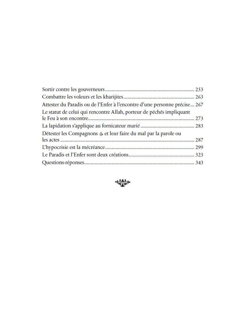 Explications des fondements de la sunnah - Ahmed ibn Hanbal - Al Bayyinah