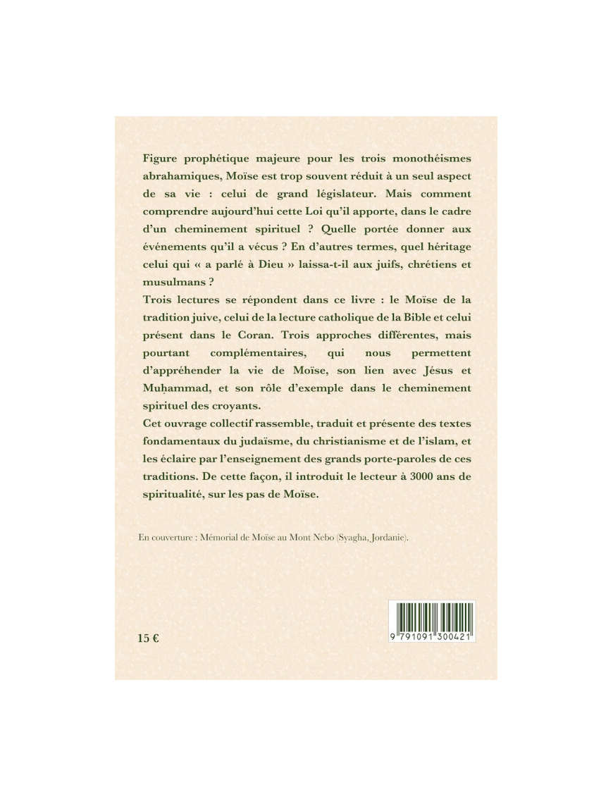 Moïse et le cheminement spirituel - Chouiref Tayeb - Haddad Philippe ...