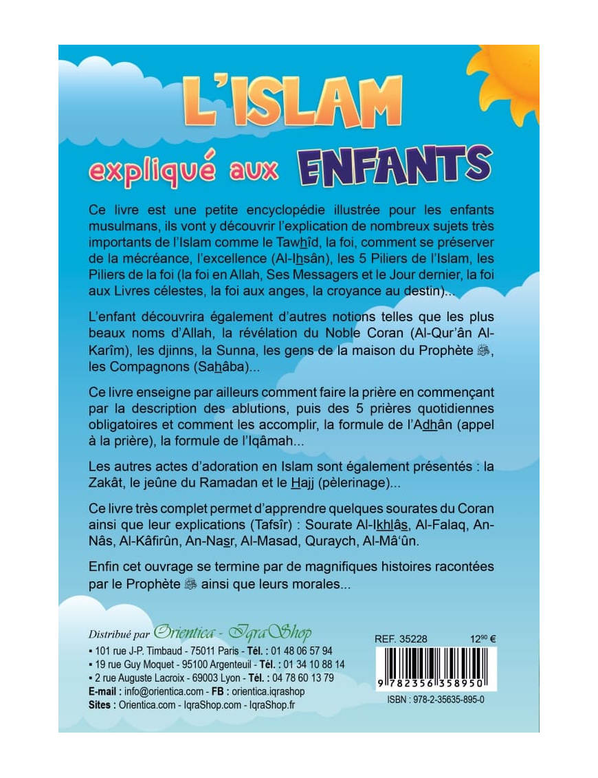 L'Islam expliqué aux enfants | Livre éducatif des éditions Orientica
