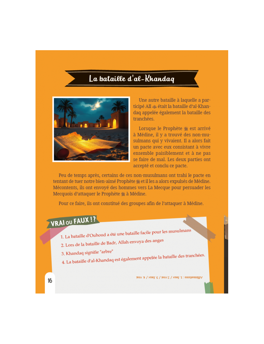 L’histoire du compagnon Ali ibn abi Talib pour enfants | Al-Hadith