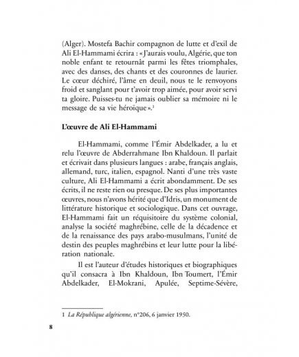 Idris : roman nord-africain - Ali El-Hammami - Héritage