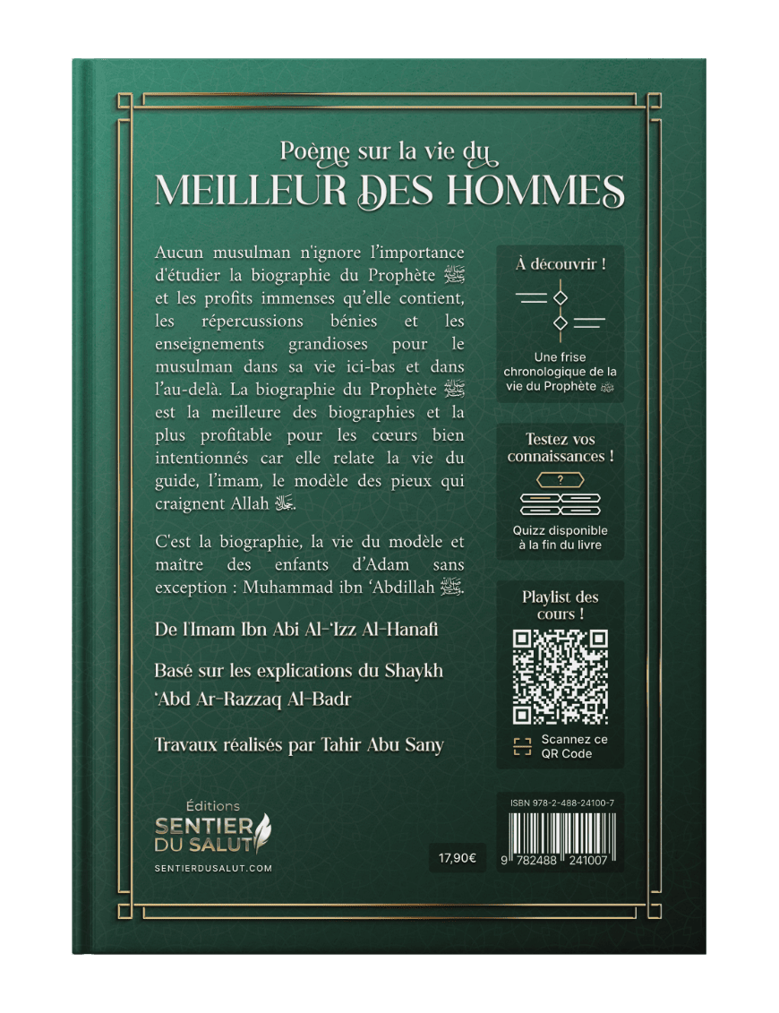 Explication du poème sur la vie du meilleur des hommes (grand format ...