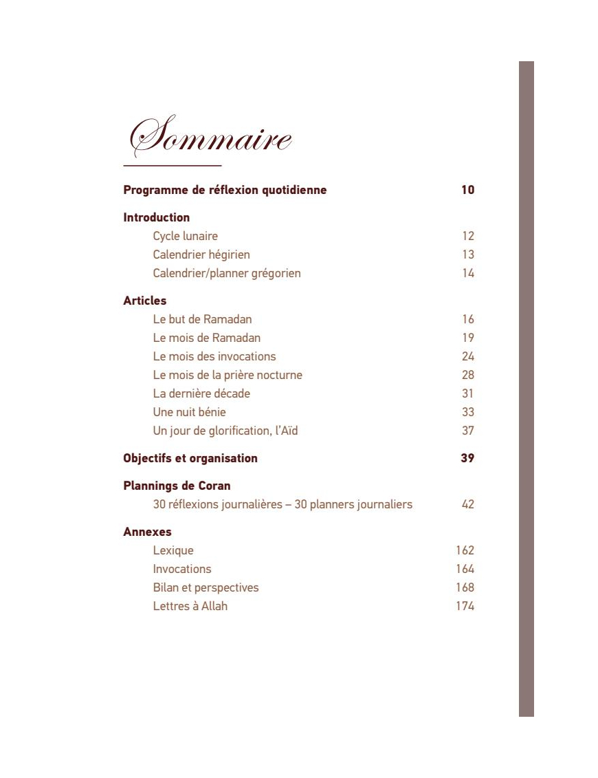 Journal méditatif - planner - Mudun - Al Bayyinah