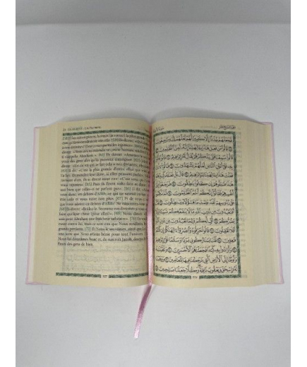 Saint Coran Bilingue (fr/ar) - Couverture Daim Noir